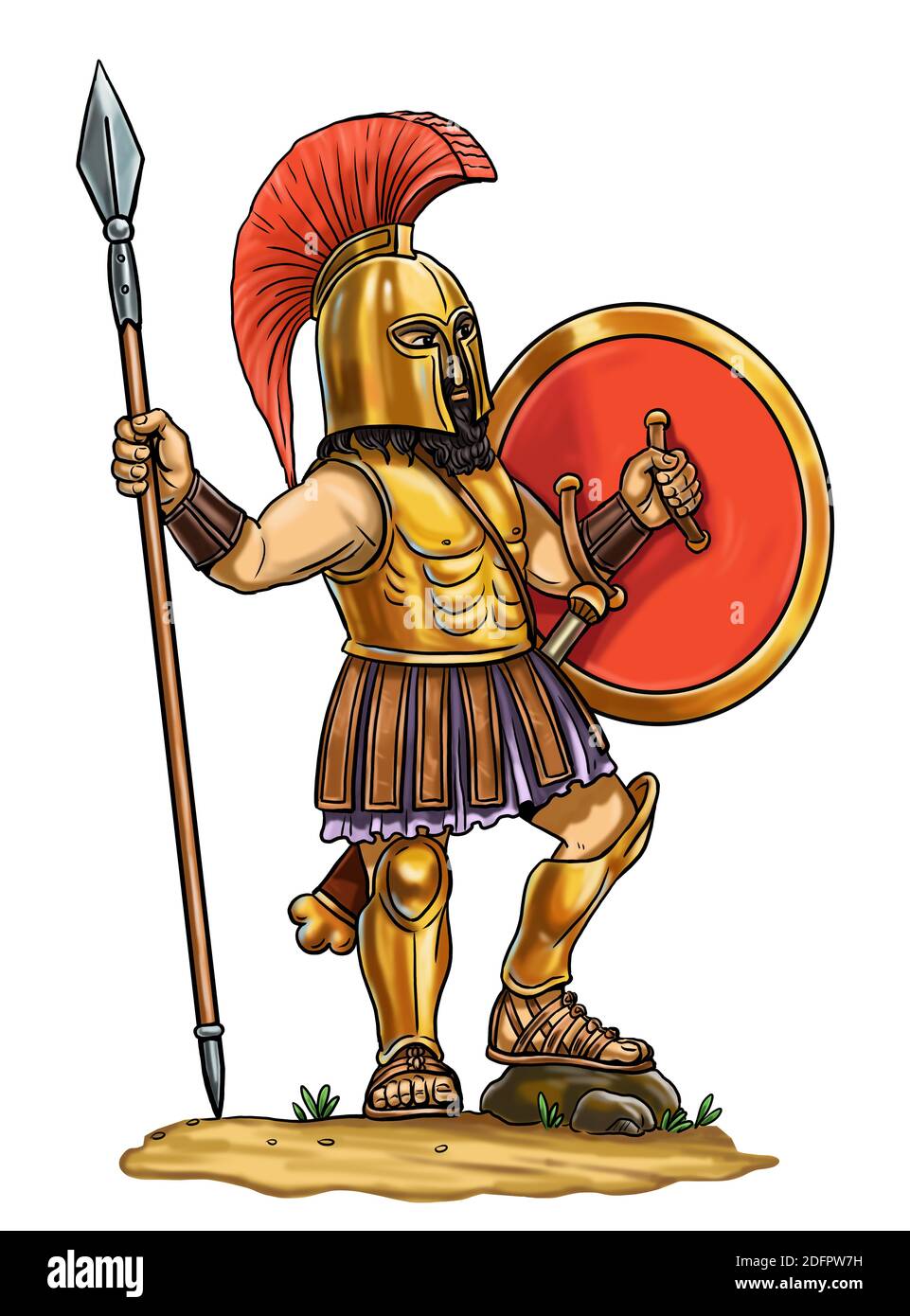 Greek hoplite hi-res stock photography and images - Alamy