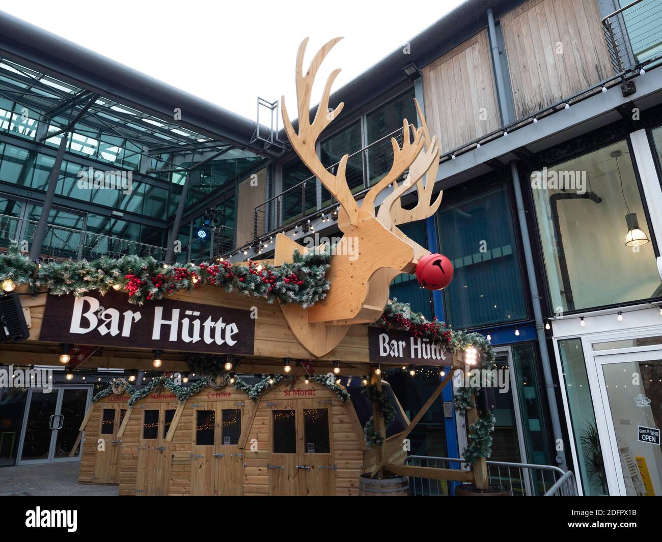 Manchester City Centre Bar Stock Photo - Alamy