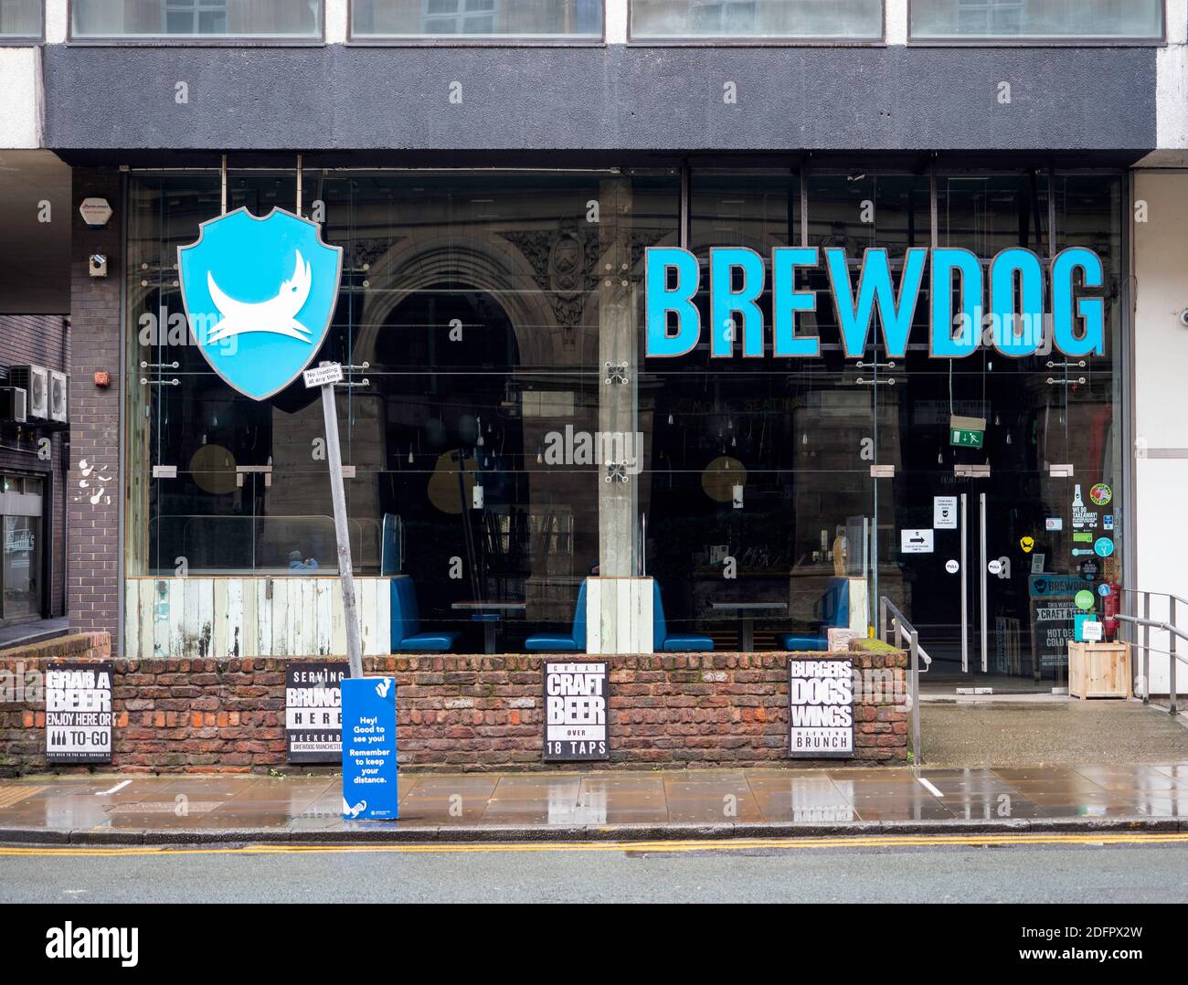 Manchester City Centre Bar Stock Photo - Alamy