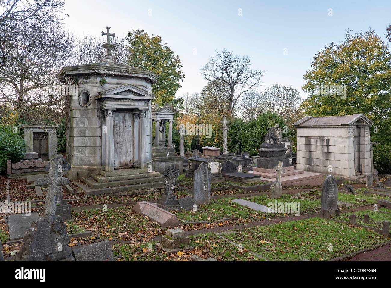 West Norwood Cemetery on the 4th November 2020 in West Norwood in London in the United Kingdom ...