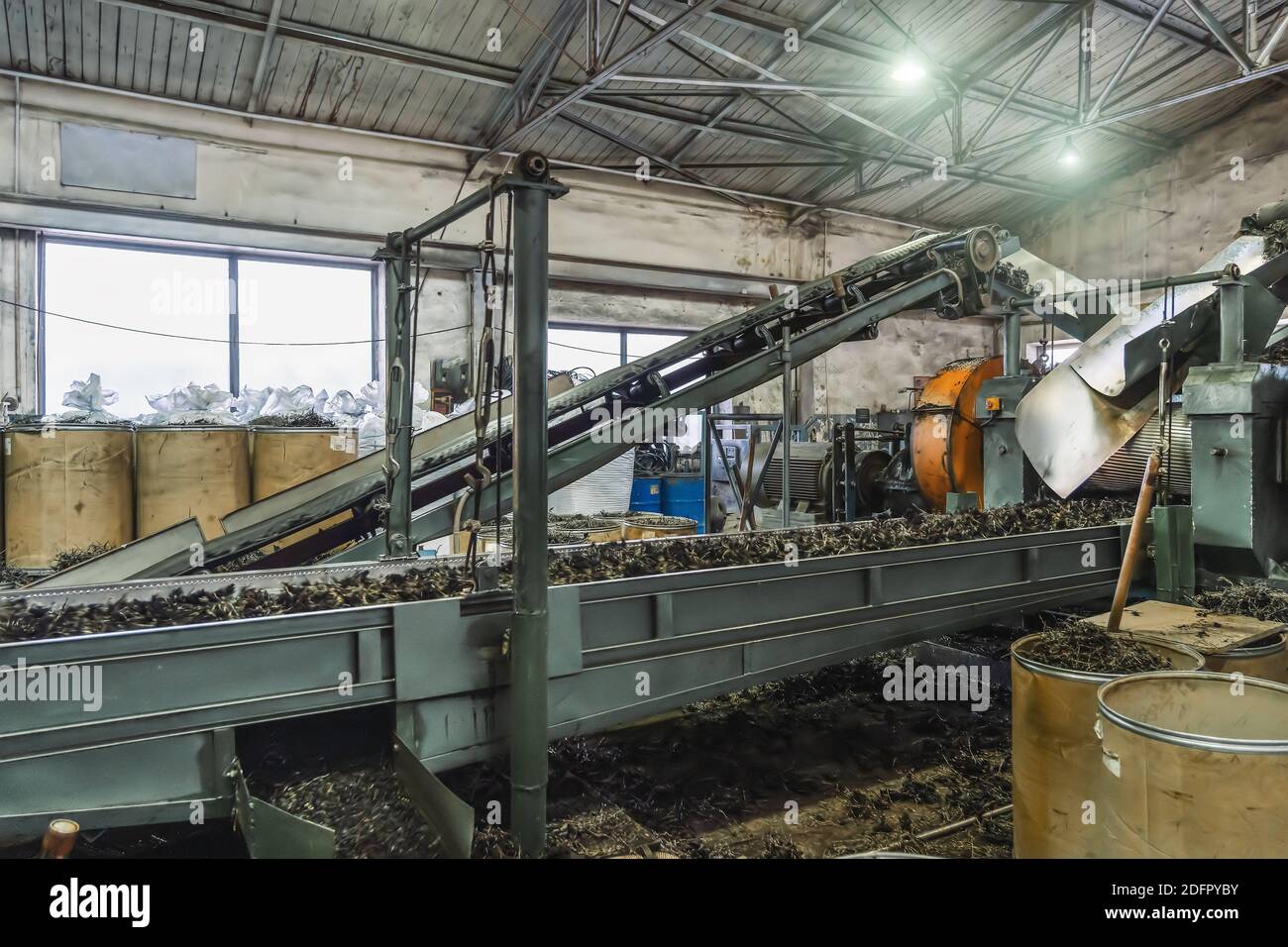 Rubber recycling processing factory on special industrial equipment and ...