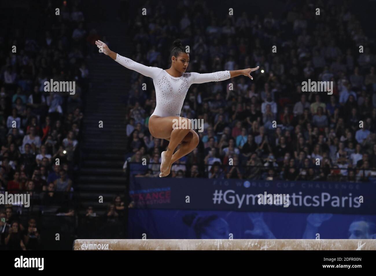 France's Marine Boyer in the Beam event during the Artistic Gymnastics ...