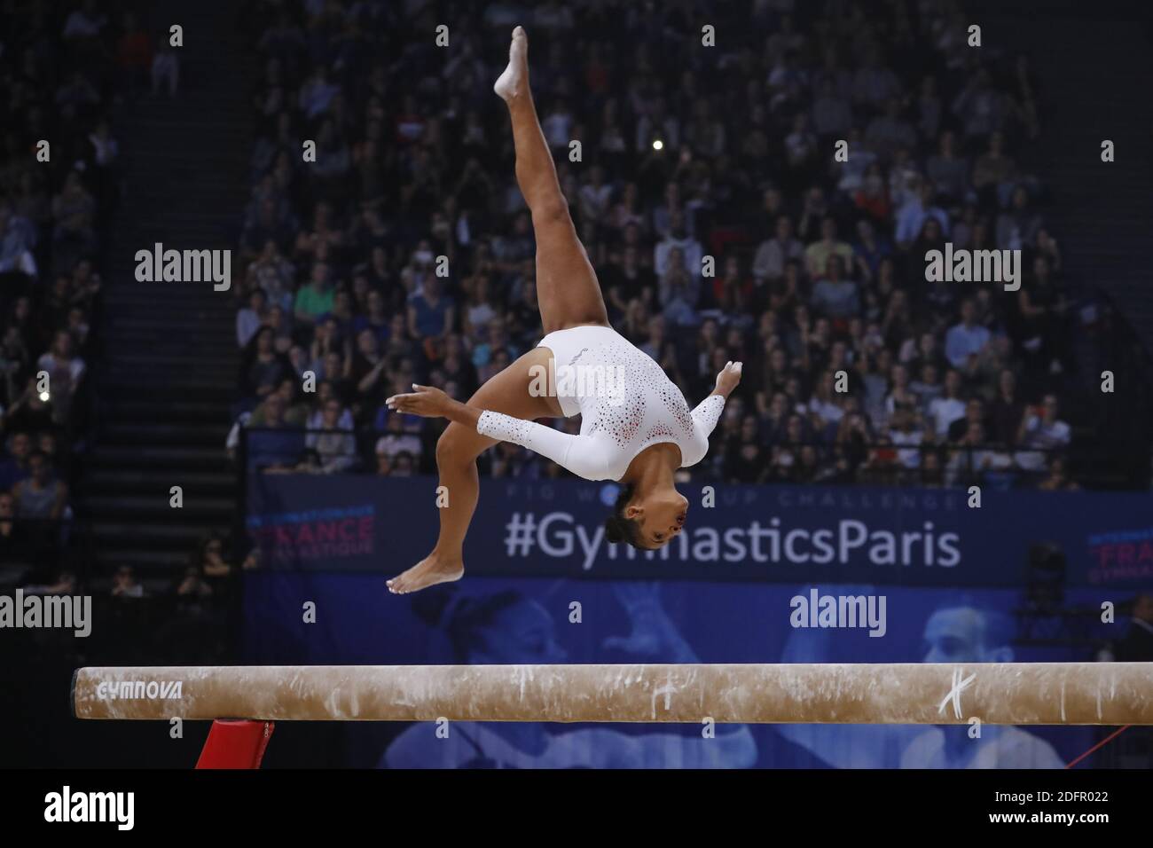 France's Marine Boyer in the Beam event during the Artistic Gymnastics ...
