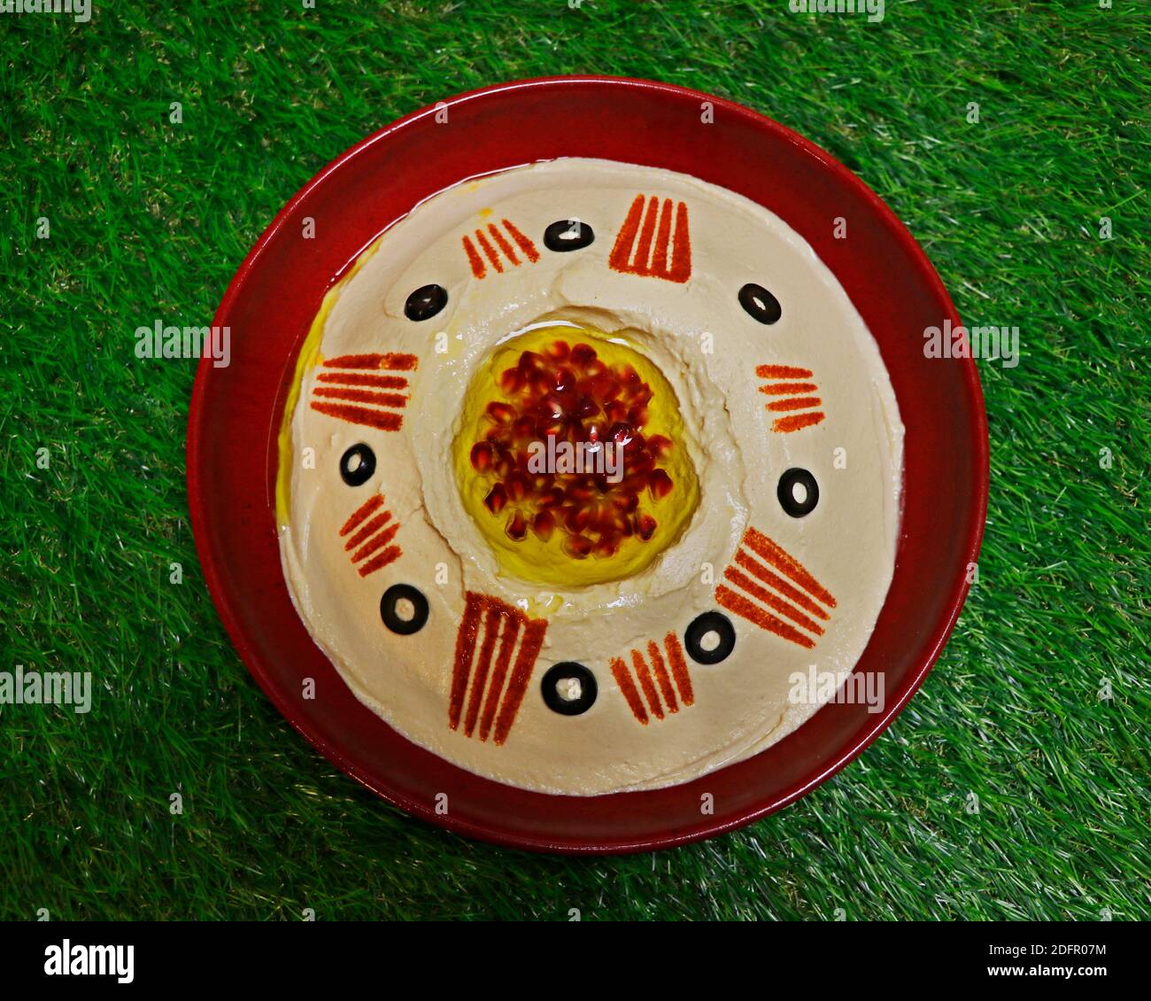 arabic cold mezze, hummus known as arabic dip foods Stock Photo - Alamy