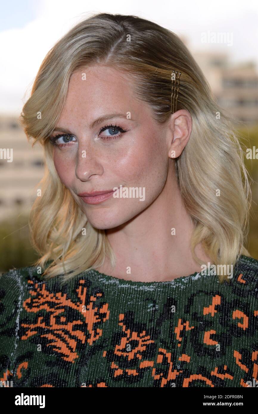 Poppy Delevingne attending the Giambattista Valli Fashion Show as part ...