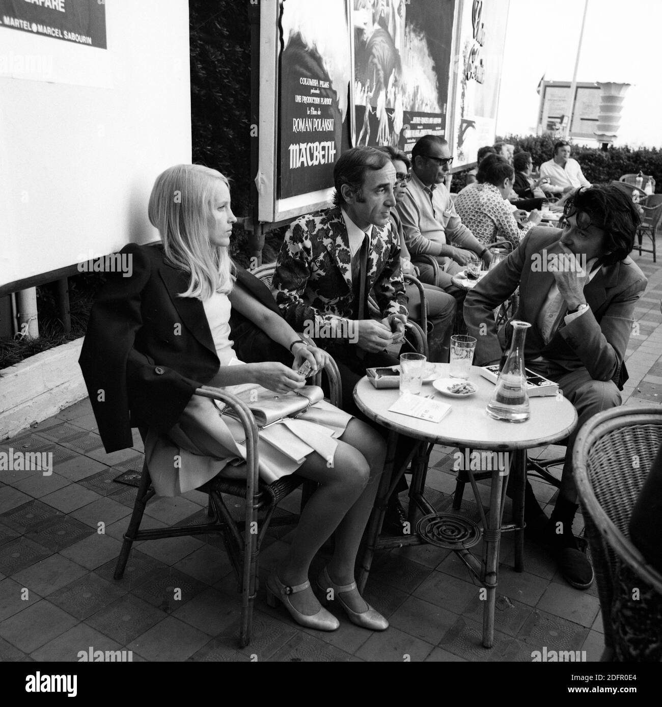 File - Charles Aznavour and his daughter Katia Aznavour at the premiere ...