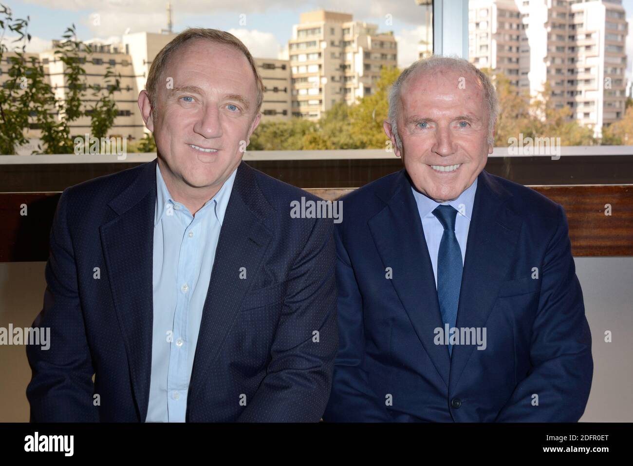 Francois-Henri Pinault and Francois Pinault attending the Giambattista ...