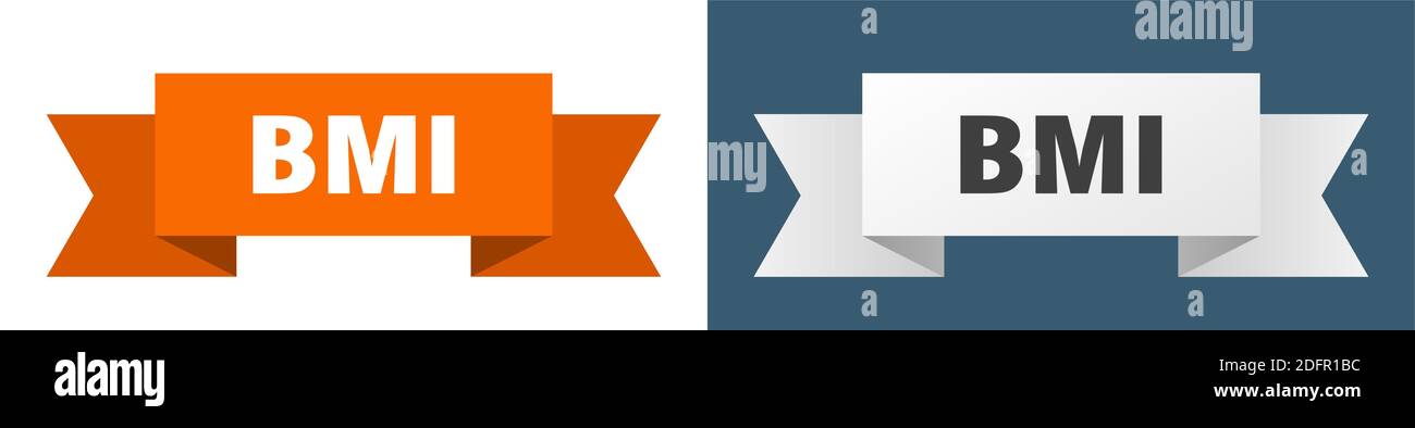 bmi ribbon. bmi isolated paper banner. sign Stock Vector Image & Art ...