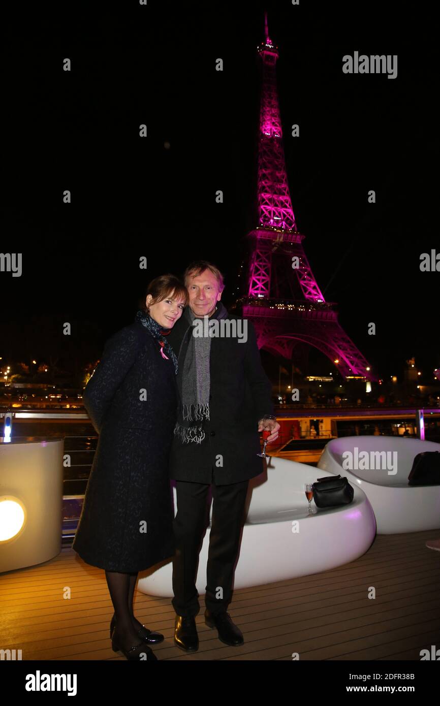 Thierry Ragueneau and his wife Cecilia Hornus attending the 'Octobre ...