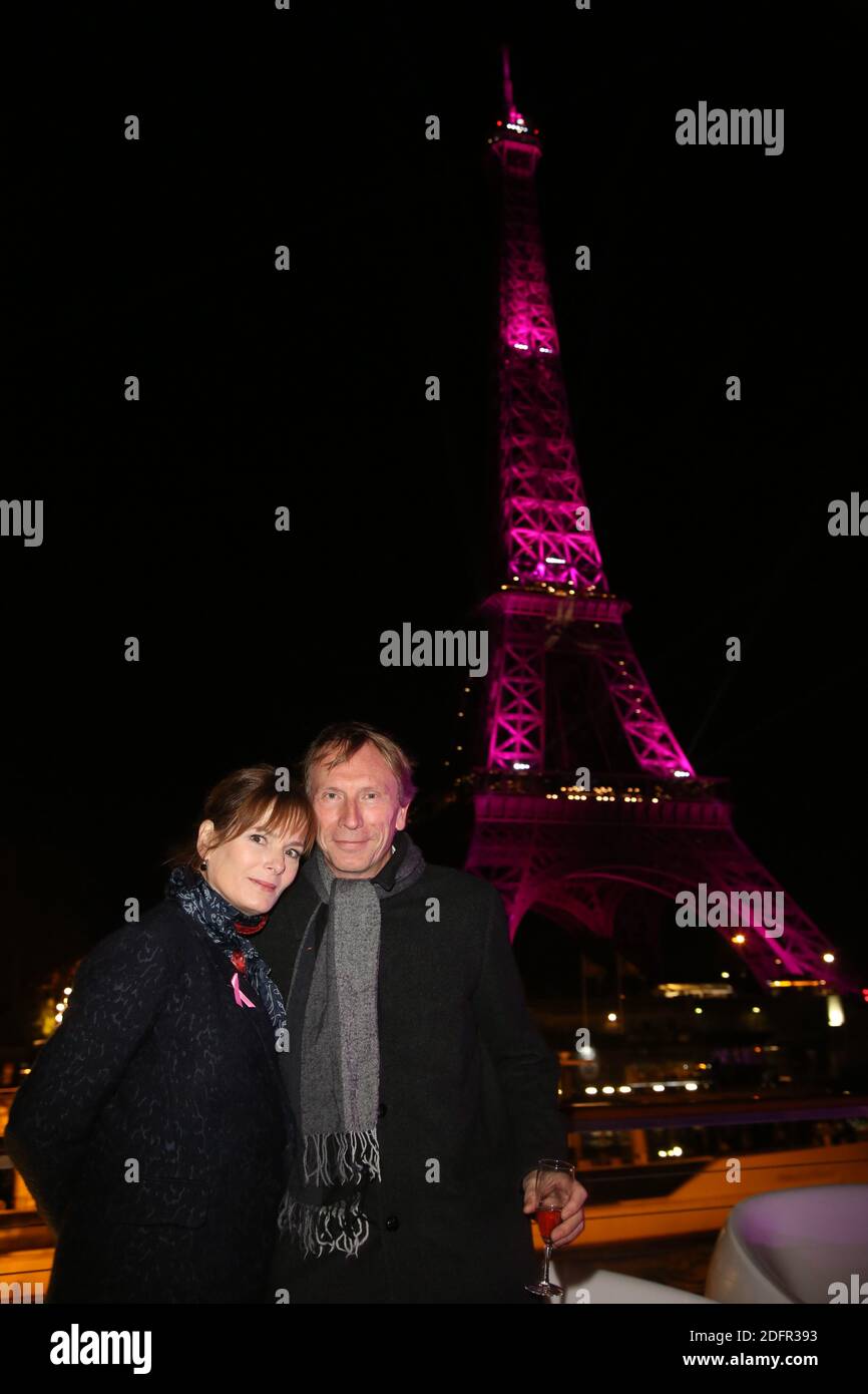 Thierry Ragueneau and his wife Cecilia Hornus attending the 'Octobre ...