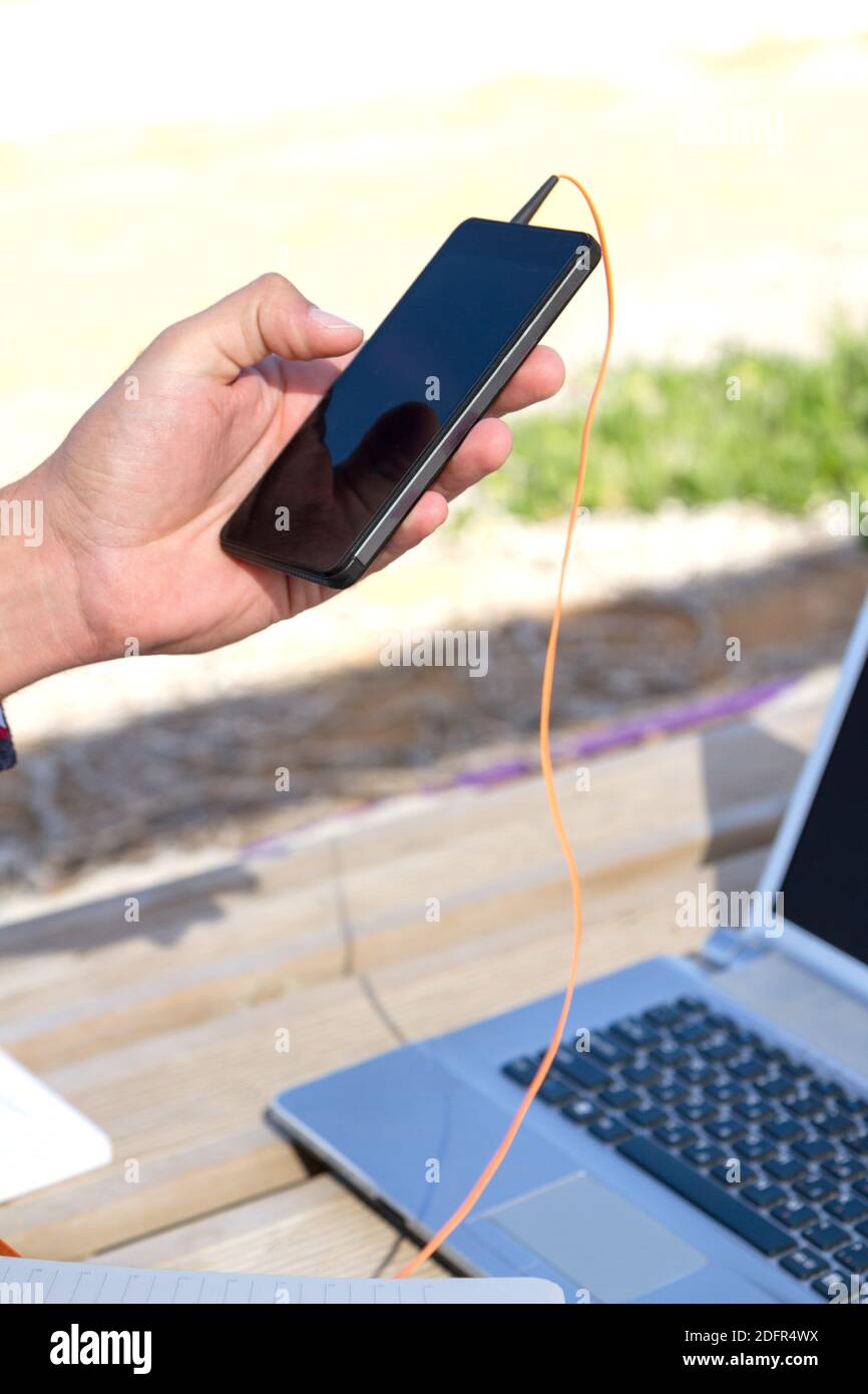 Communication devices hi-res stock photography and images - Alamy