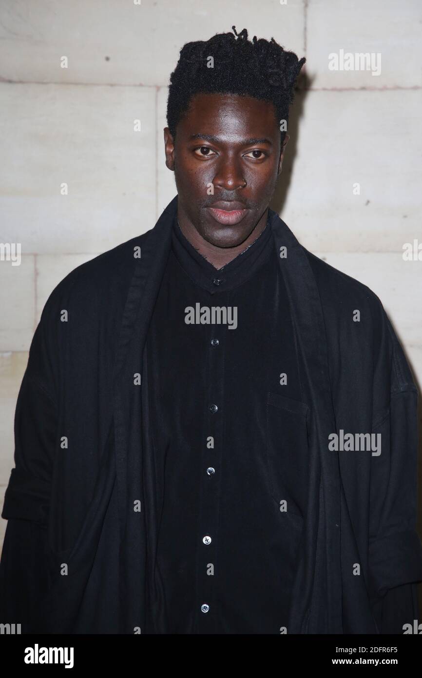Moses Sumney attending the Louis Vuitton Fashion Show as part of Paris ...