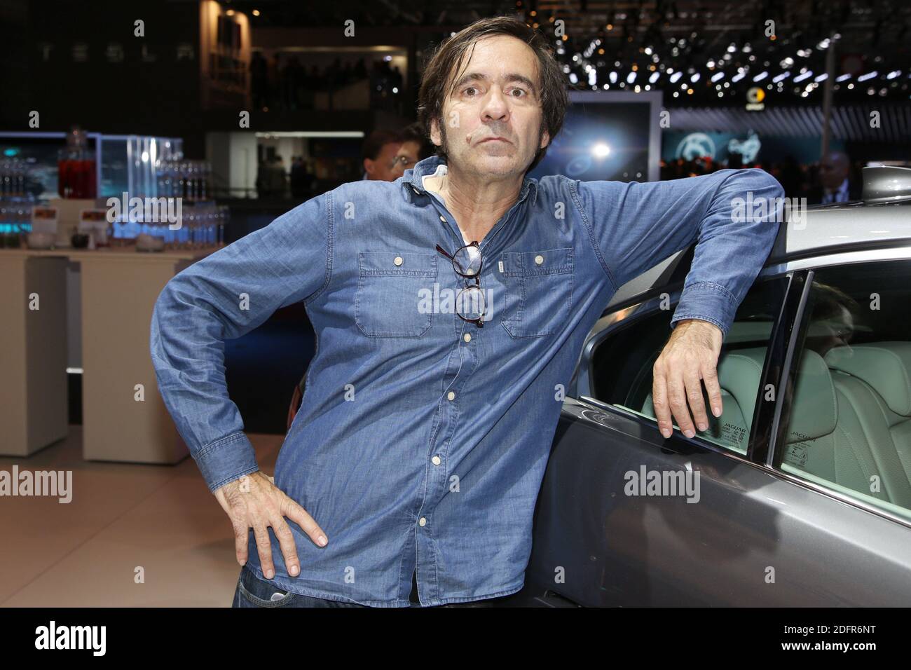 Thierry Samitier attending the Jaguar Party, held at Salon de l ...