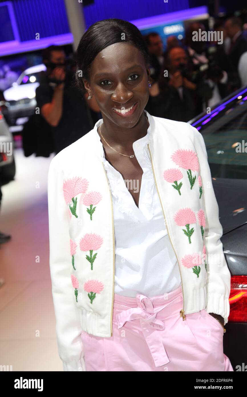Eye Haidara attending the Jaguar Party, held at Salon de l'automobile ...