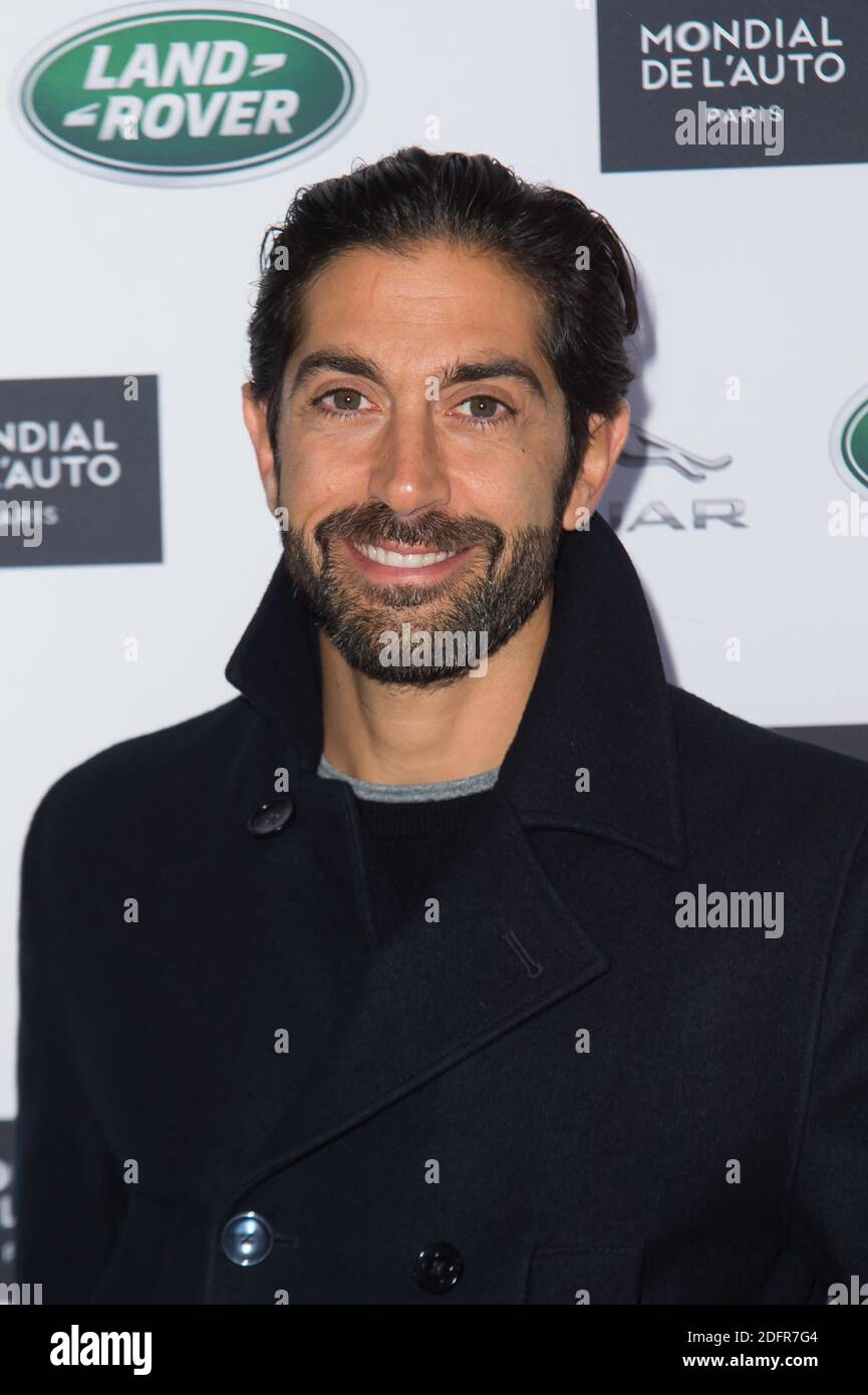 Mathieu Delarive attending the Jaguar Party, held at the Paris Motor ...