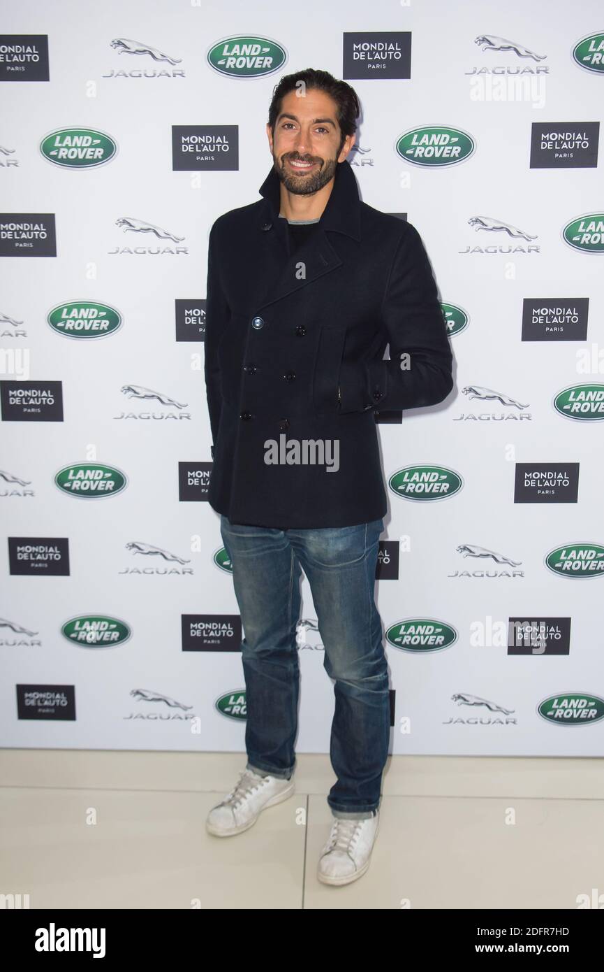 Mathieu Delarive attending the Jaguar Party, held at the Paris Motor ...