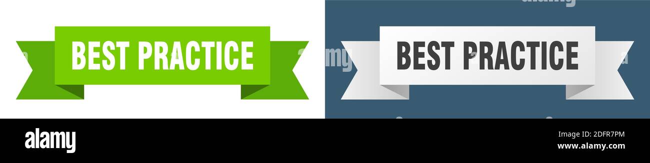best practice ribbon. best practice isolated paper banner. sign Stock ...