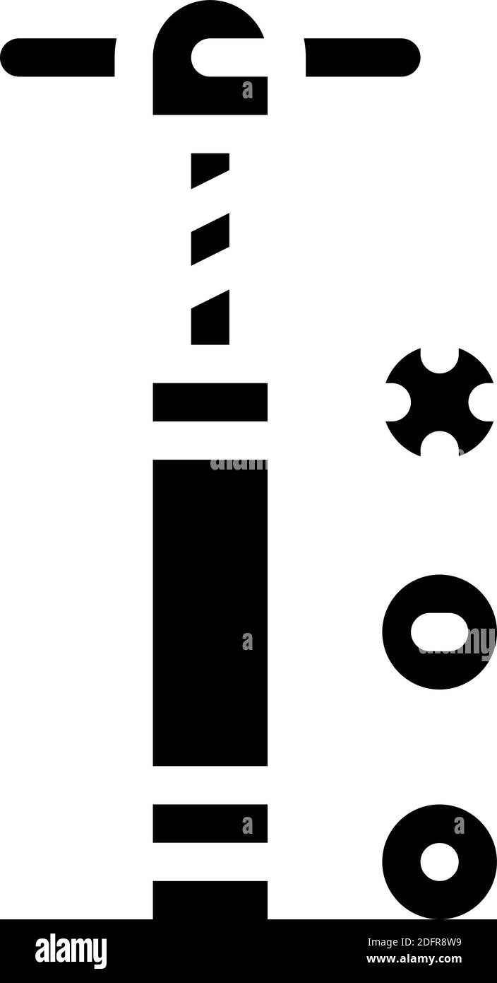 screw extruder glyph icon vector illustration black Stock Vector Image ...