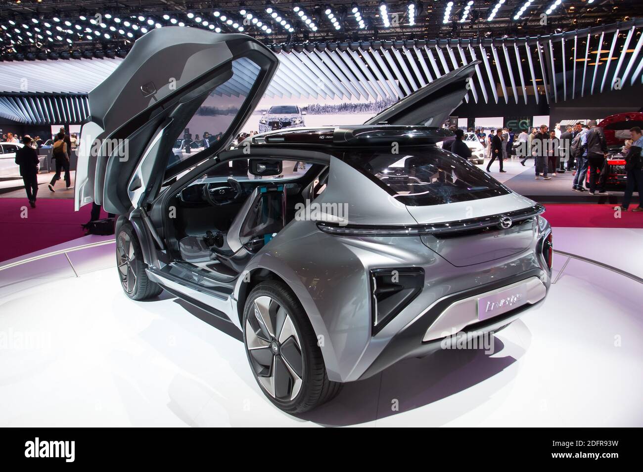 GAC Motors Enverge Concept during the Paris Motor Show 2018, known as ...