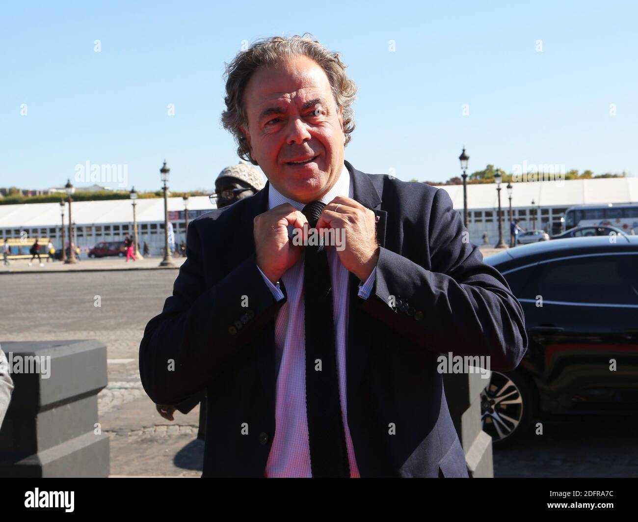 Luc Chatel a l'inauguration d'un centre d’essais de vehicules ...