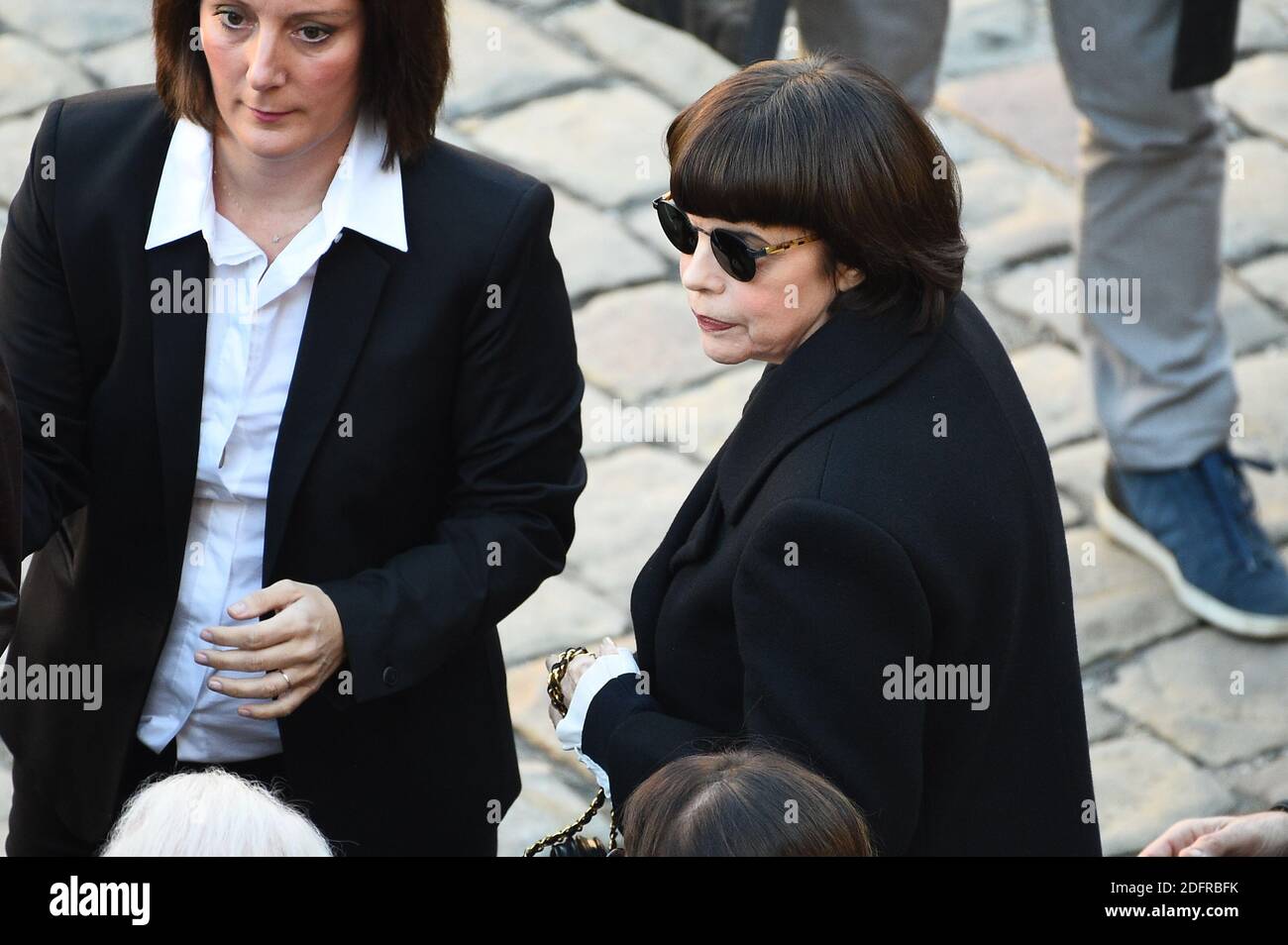 Mireille Mathieu attending the national tribute ceremony to honour ...