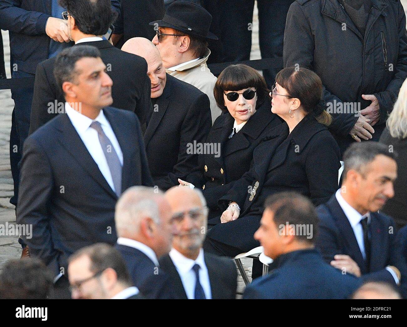 Mireille Mathieu during the national tribute ceremony to honour French ...