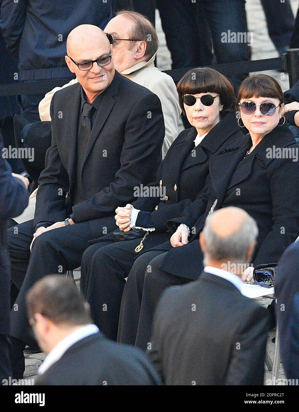 Mireille Mathieu during the national tribute ceremony to honour French ...