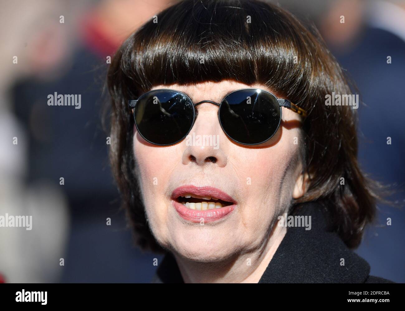 Mireille Mathieu during the national tribute ceremony to honour French ...