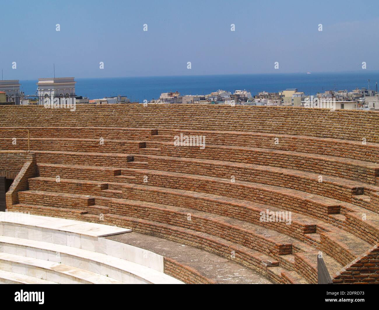 The Roman Odeum in Patra Peloponnese,Greece Stock Photo - Alamy