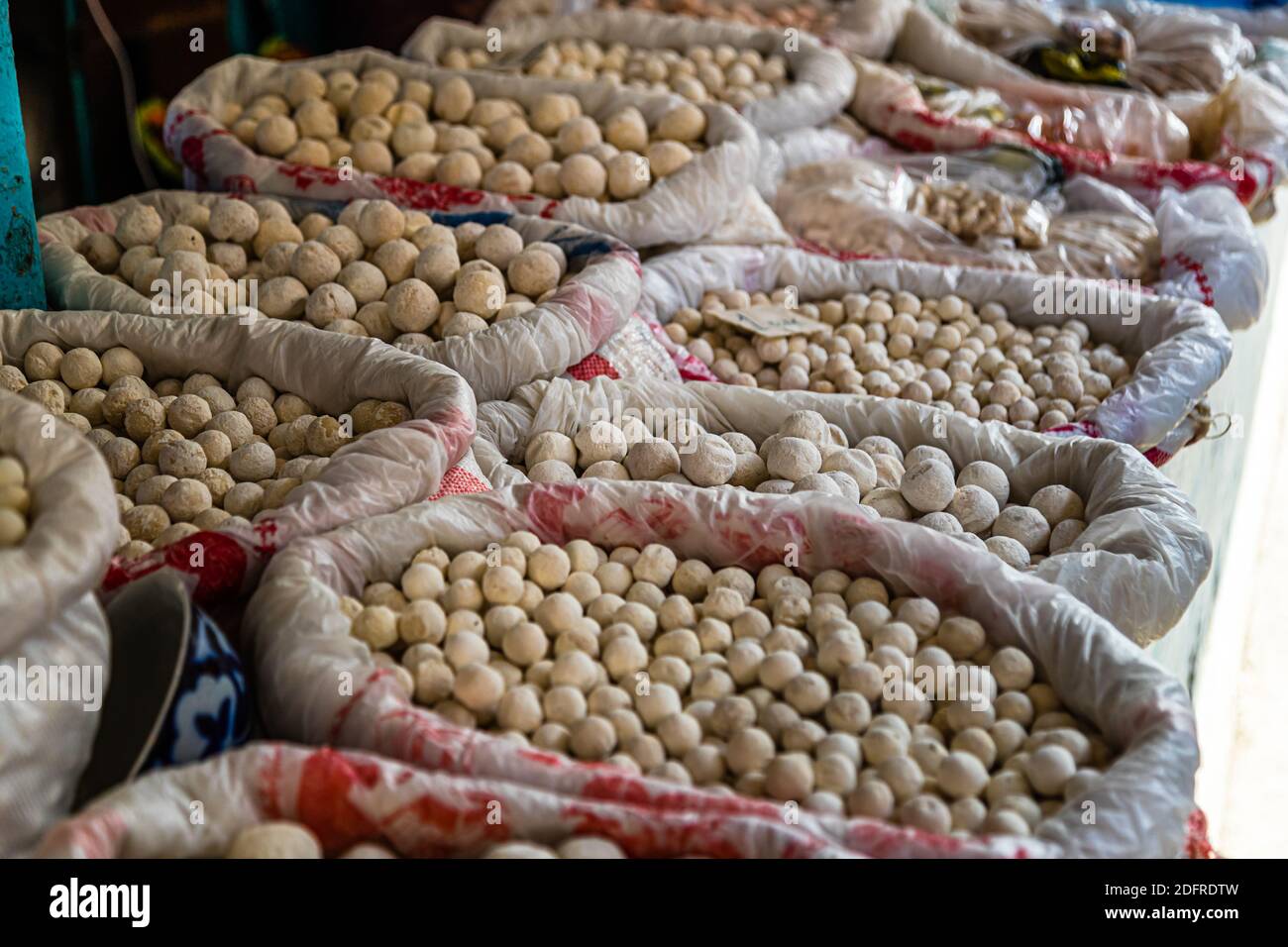 Kashk in the Market of the City of Osh, Kyrgyzstan Stock Photo - Alamy