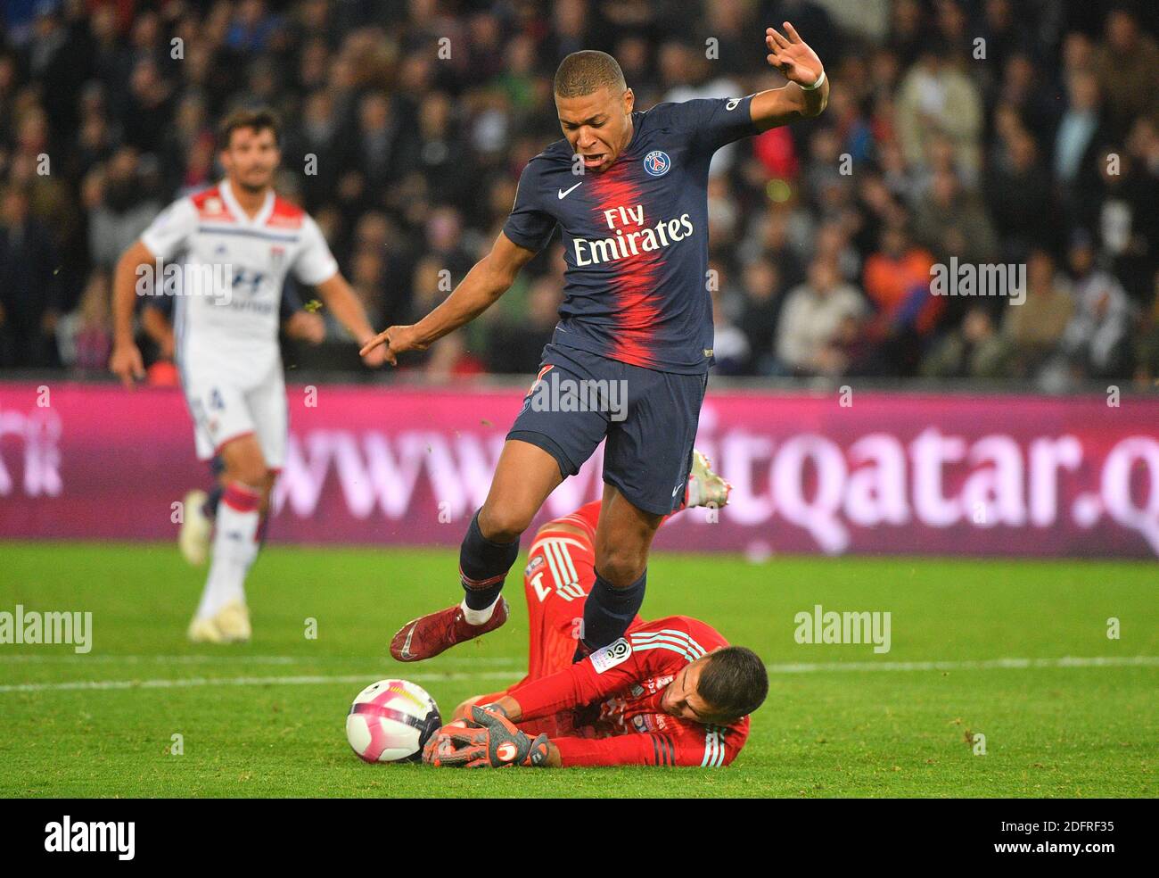 Paris Saint-Germain's Kylian Mbappé during the Ligue 1 Paris St-Germain ...