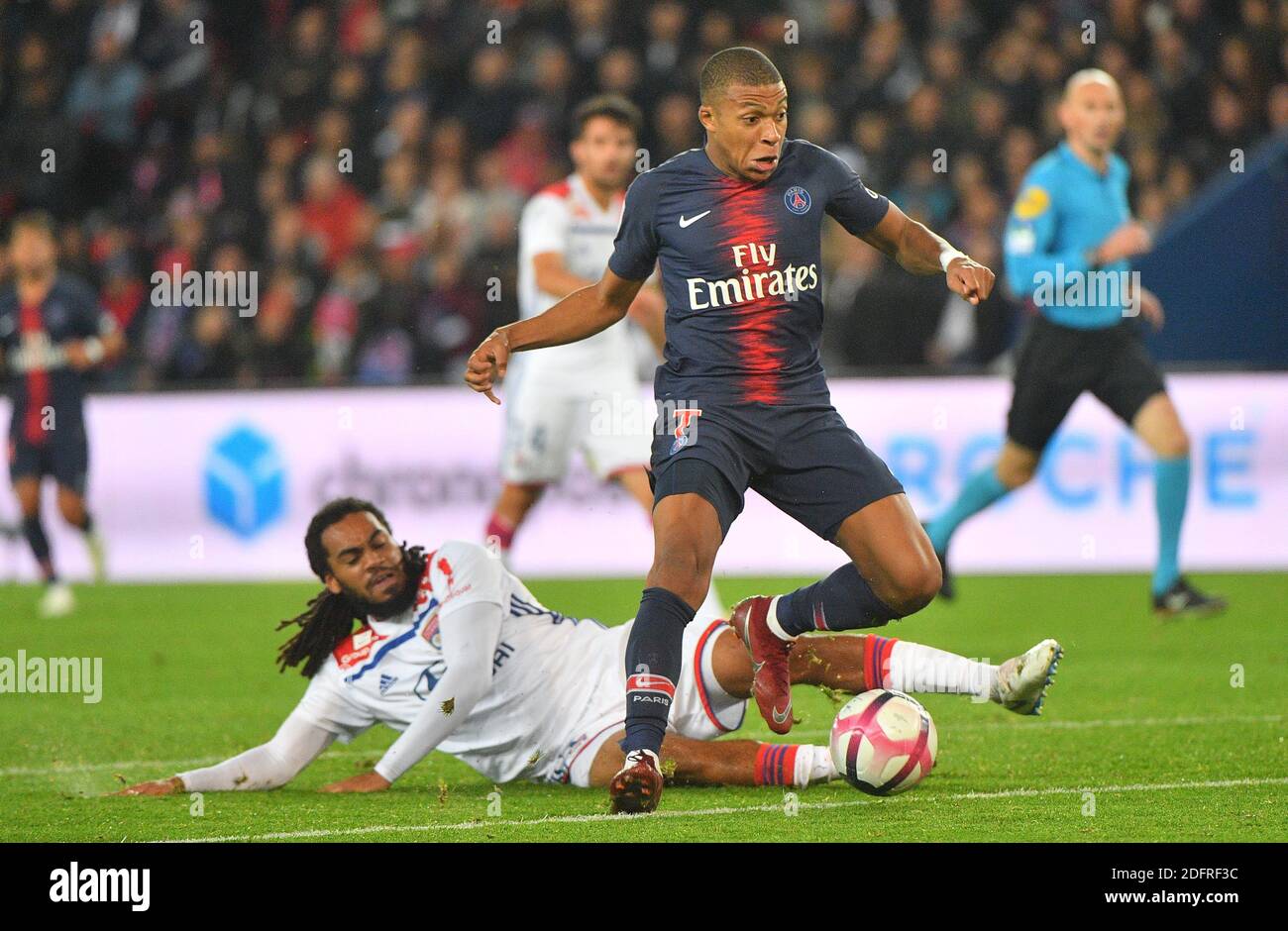 Paris Saint-Germain's Kylian Mbappé during the Ligue 1 Paris St-Germain ...