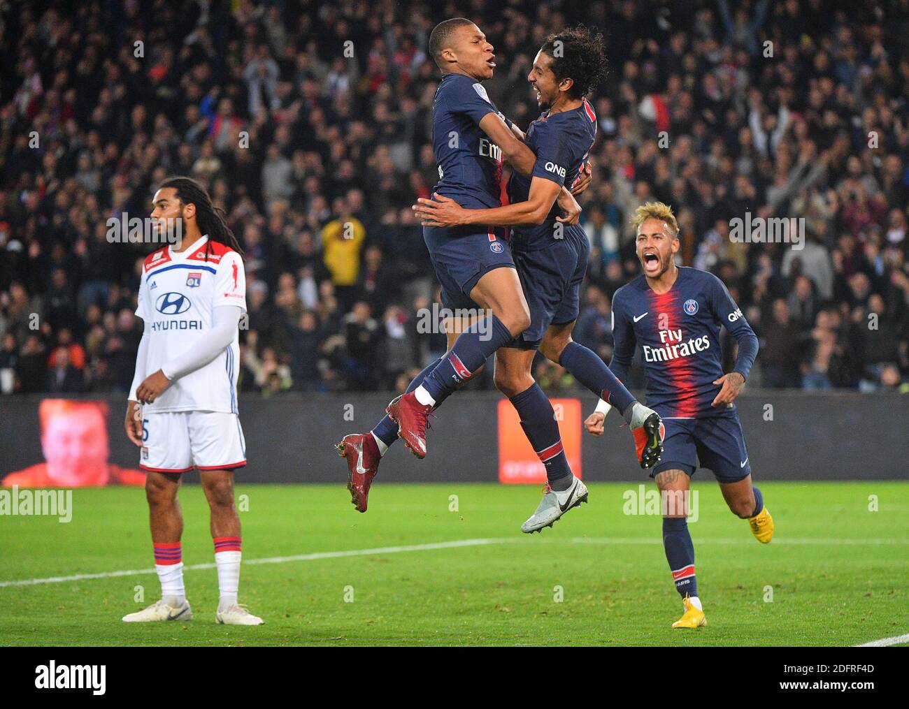 Paris Saint-Germain's Kylian Mbappé during the Ligue 1 Paris St-Germain ...
