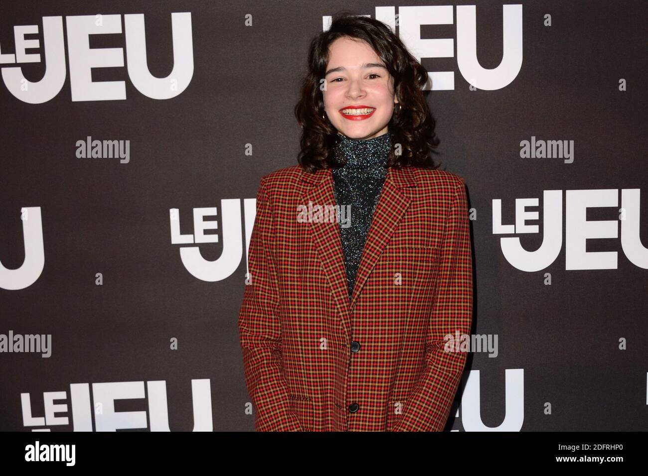 Fleur Fitoussi assiste a la Premiere du film Le Jeu a l'UGC Normandie a ...