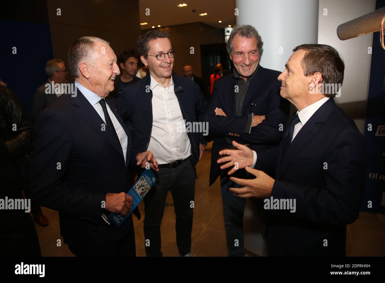 Alain Weill, Jean-Michel Aulas, Jacques-Henri Eyraud and Jean-Jacques ...
