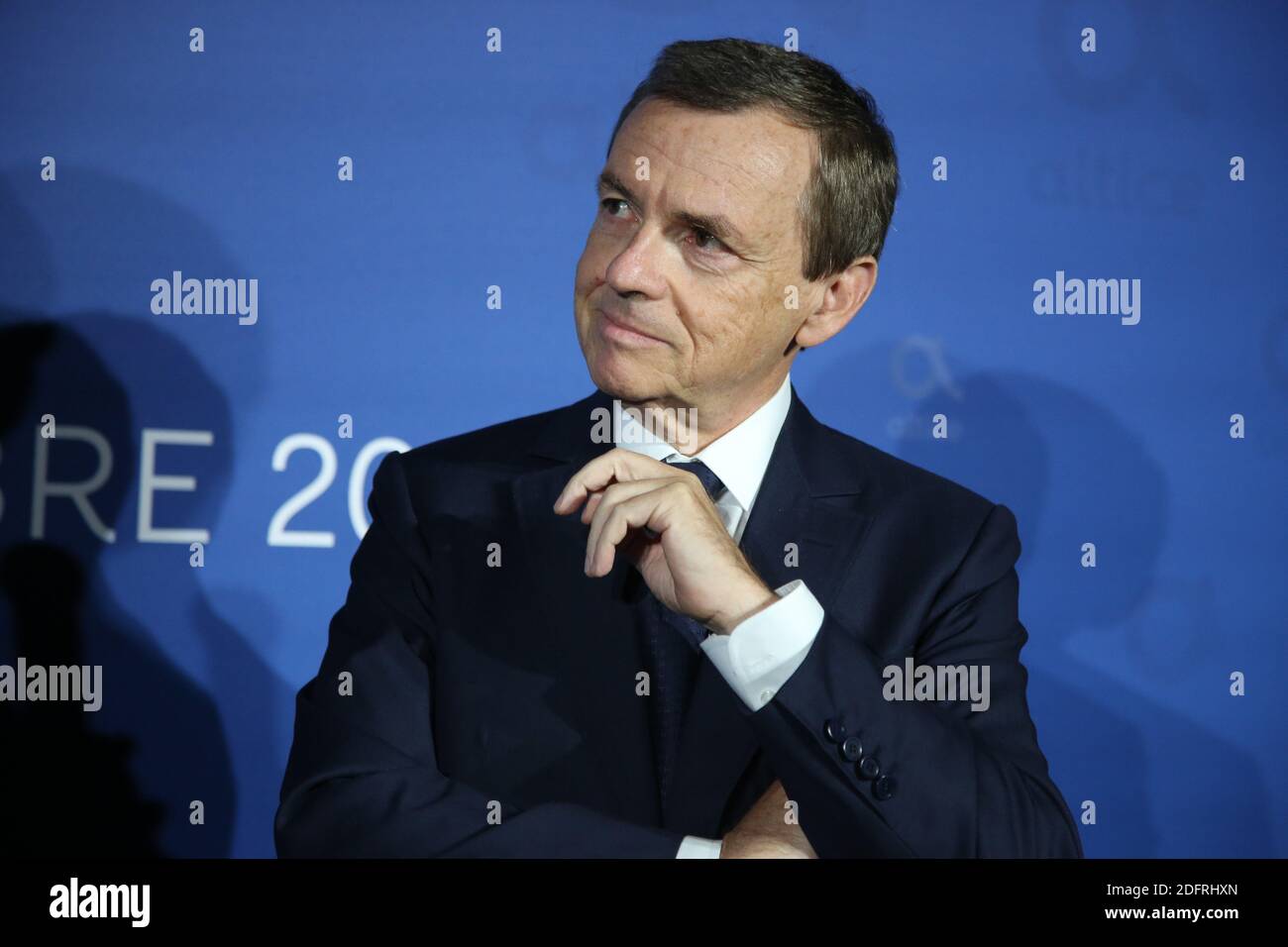 Alain Weill attending Altice Campus Opening in Paris on October 09 ...