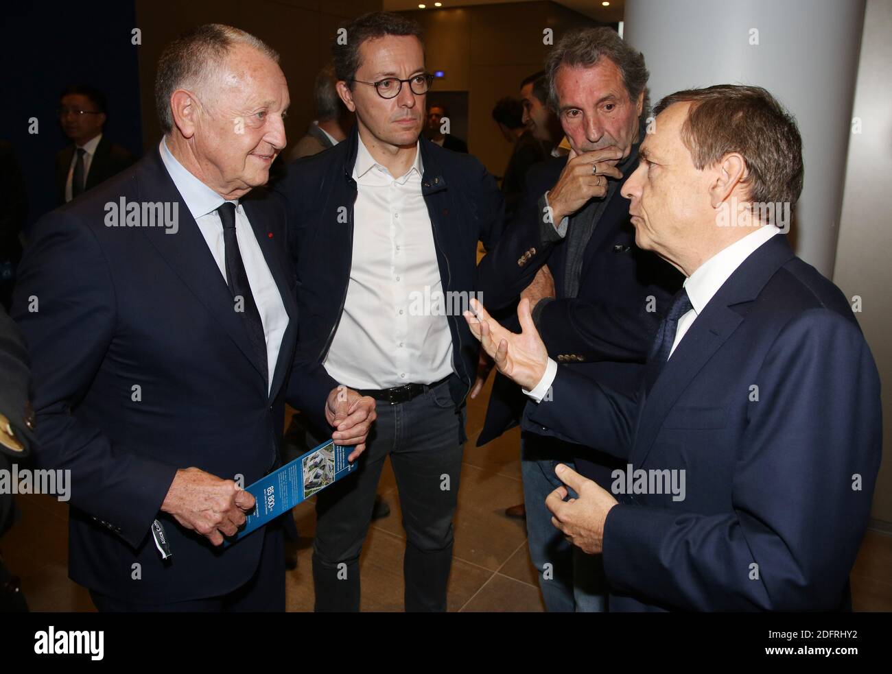 Alain Weill, Jean-Michel Aulas, Jacques-Henri Eyraud and Jean-Jacques ...