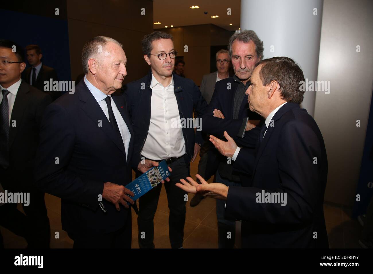 Alain Weill, Jean-Michel Aulas, Jacques-Henri Eyraud and Jean-Jacques ...