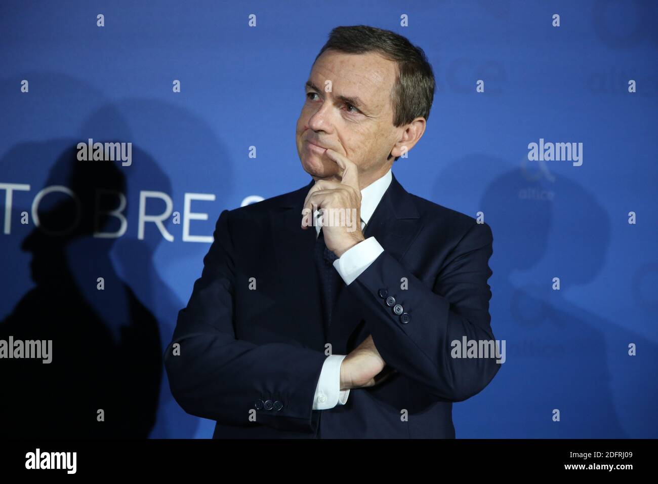 Alain Weill attending Altice Campus Opening in Paris on October 09 ...
