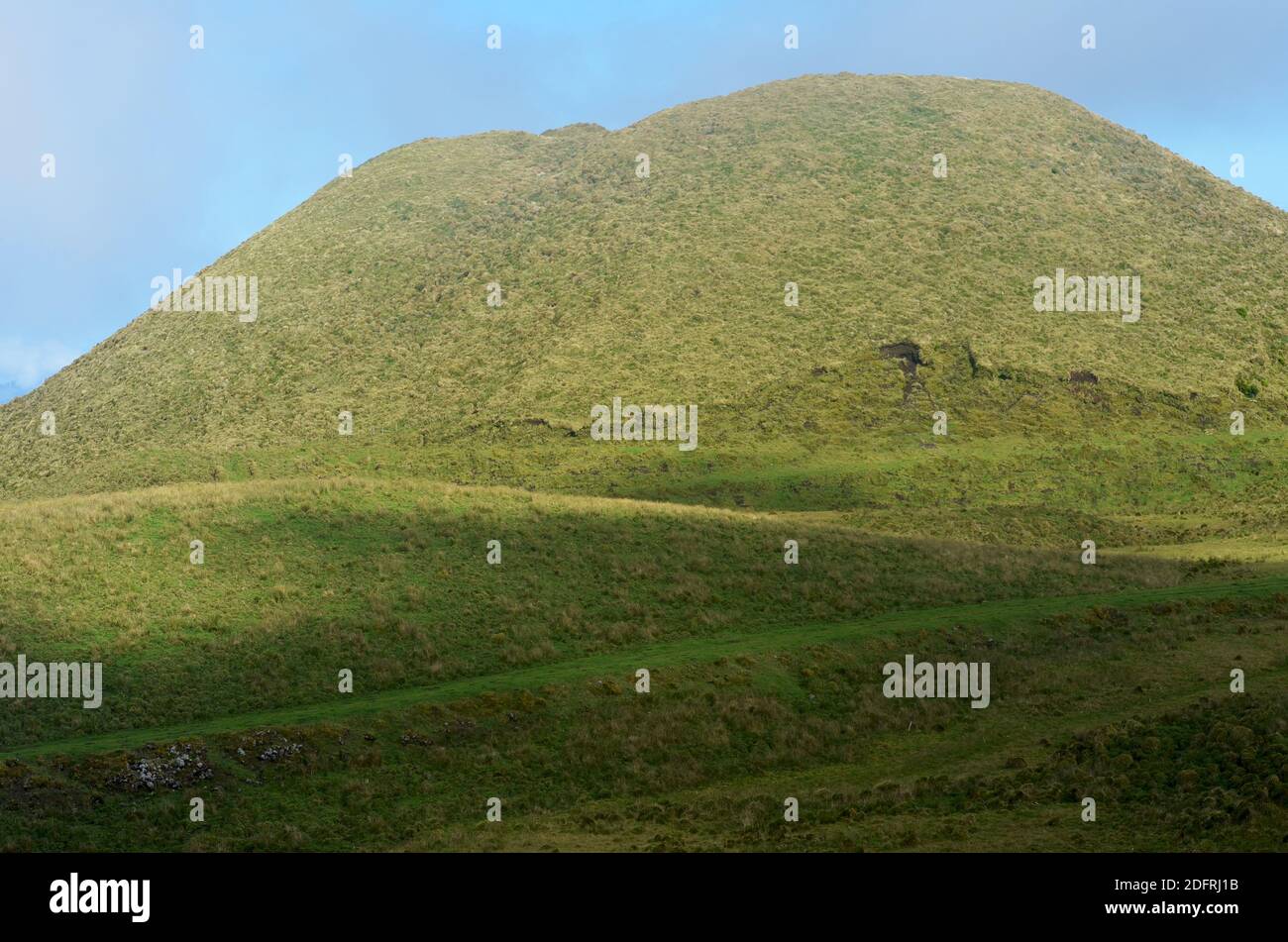 The high volcanic plateau of Pico island, Azores archipelago, Portugal ...