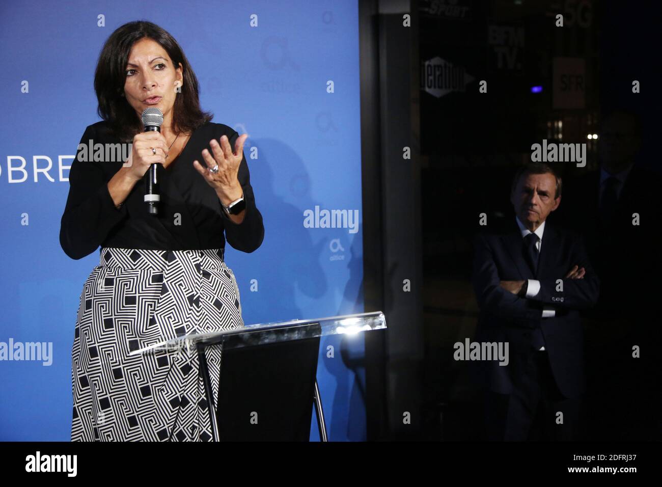 Anne Hidalgo attending Altice Campus Opening in Paris on October 09 ...