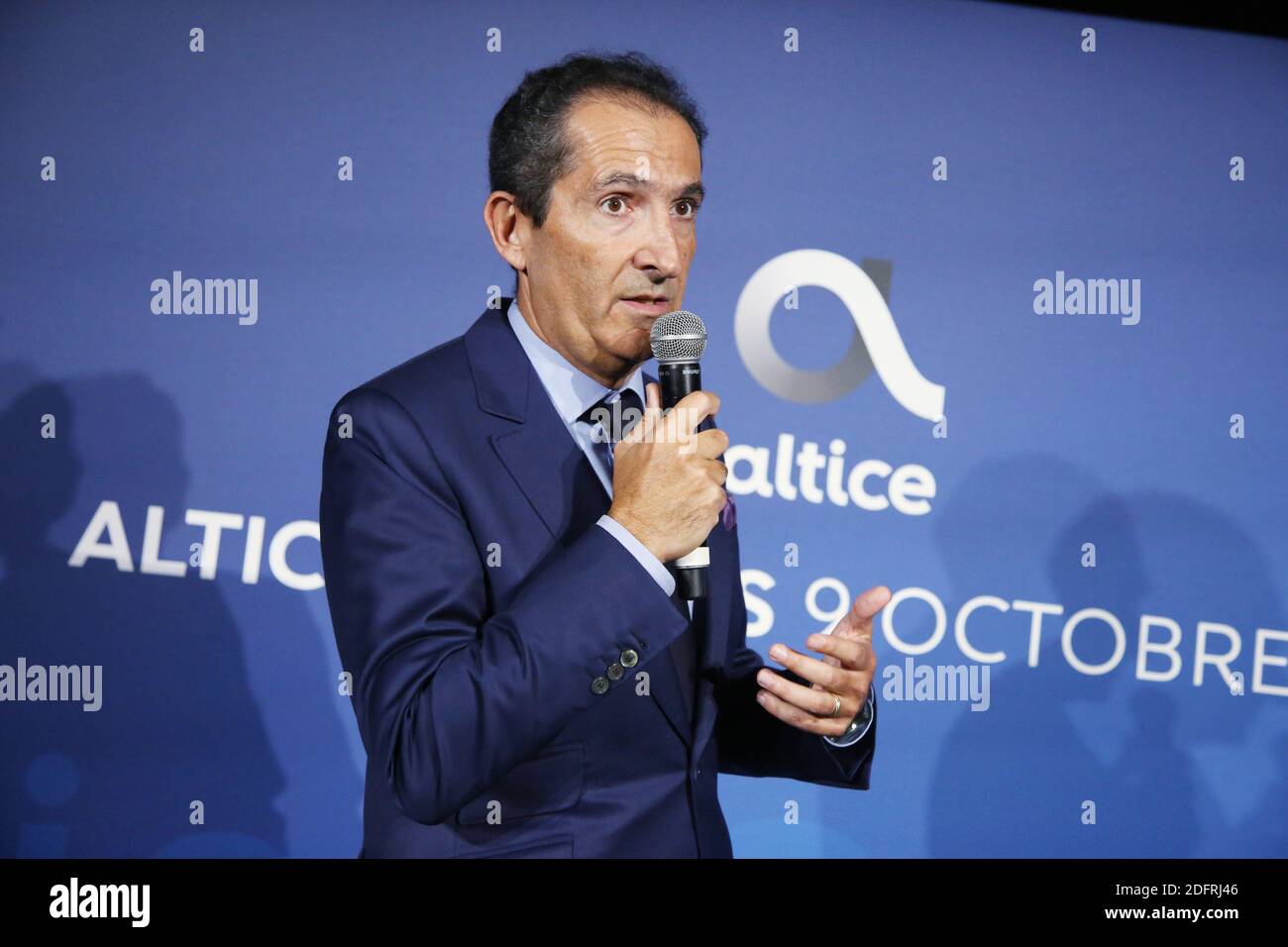 Patrick Drahi attending Altice Campus Opening in Paris on October 09 ...