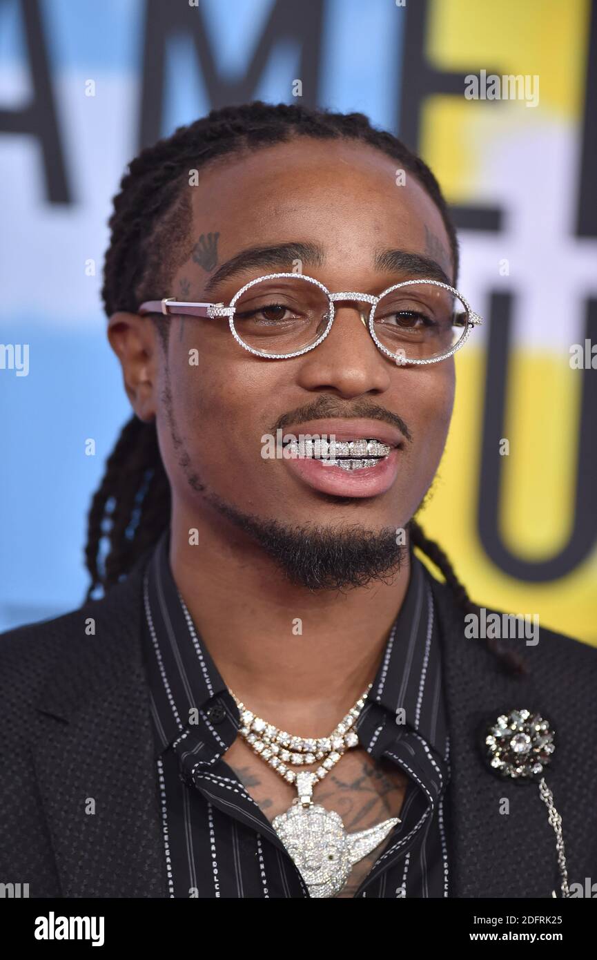 Quavo attends the 2018 American Music Awards at Microsoft Theater on ...