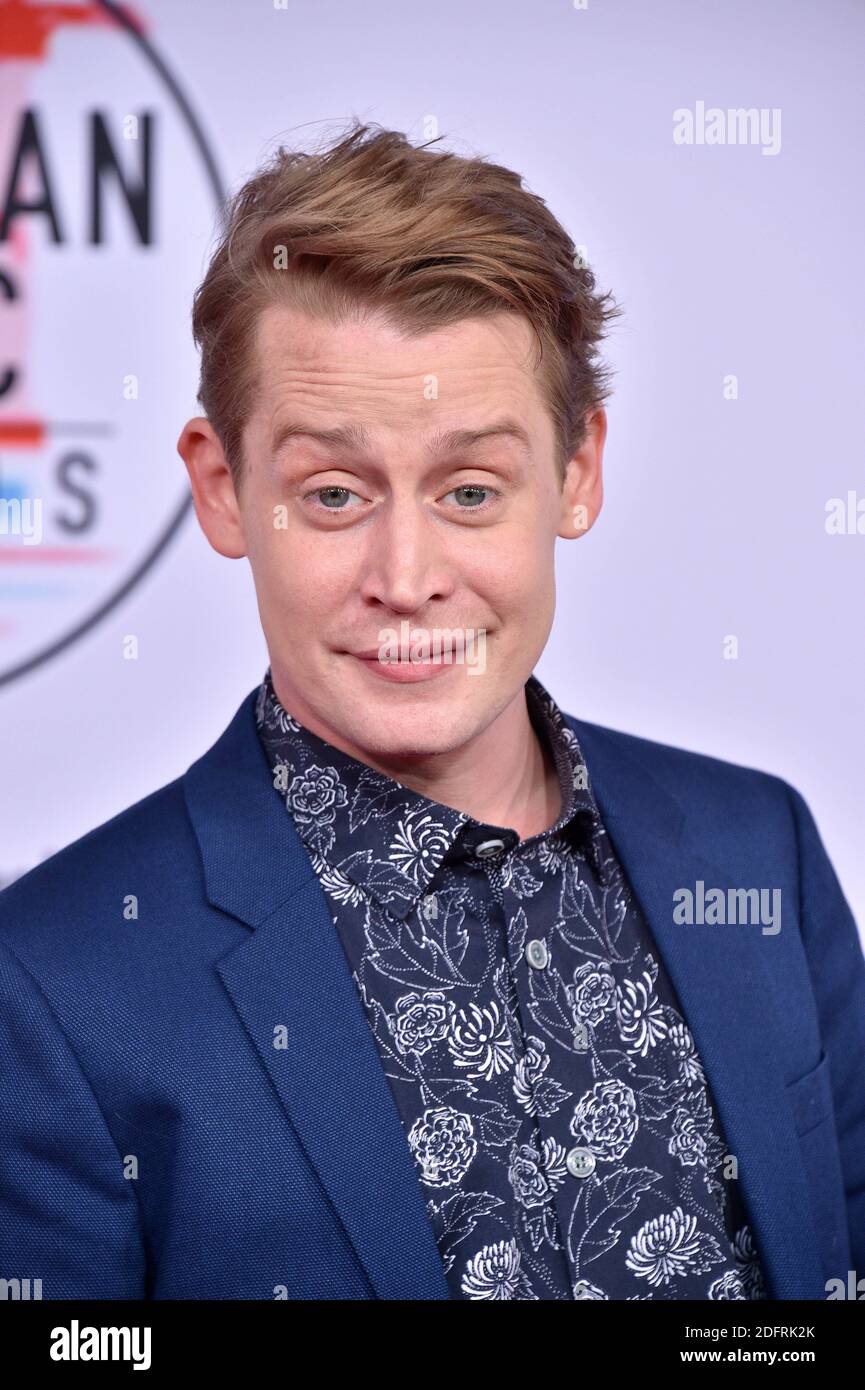 Macaulay Culkin attends the 2018 American Music Awards at Microsoft ...