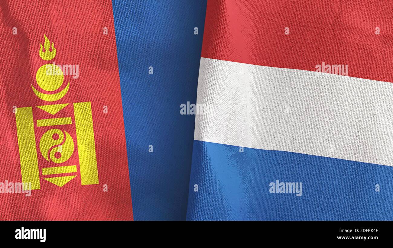 Netherlands mongolia flag hi-res stock photography and images - Alamy