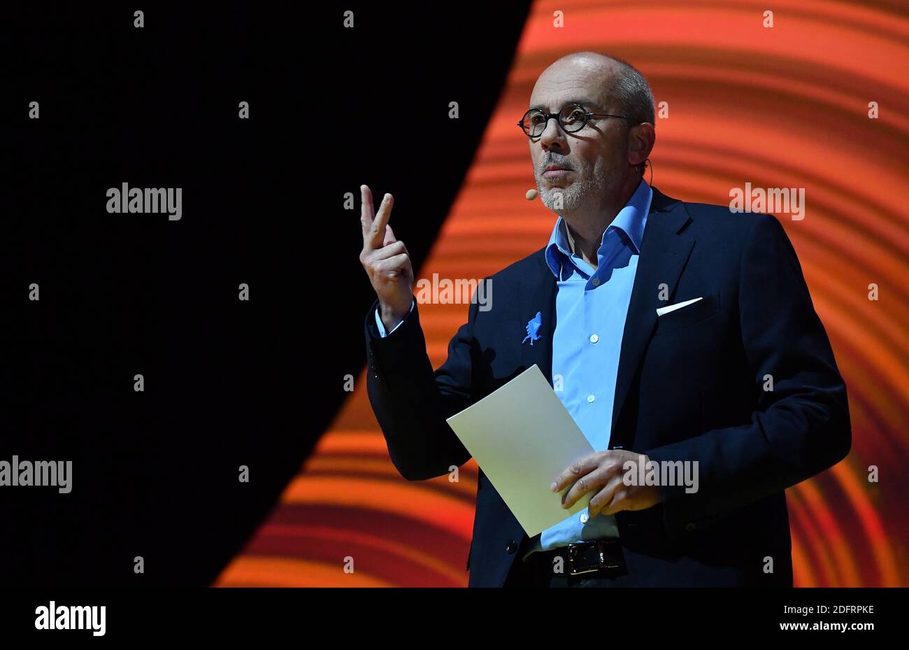 French Telecom operator Orange CEO Stephane Richard during the ...