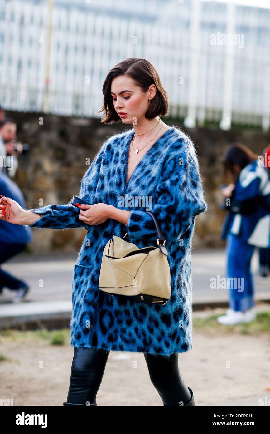 Street style, Jordan Grant arriving at Loewe spring summer 2019 ready ...