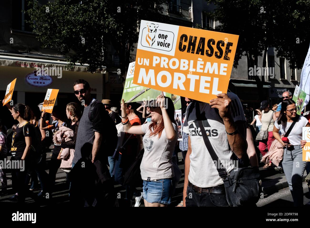 At the call of several animal protection groups, several hundred anti ...