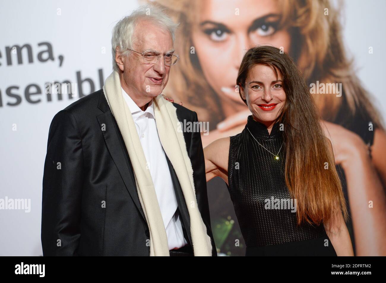 Bertrand Tavernier and Audrey Dana attending the opening ceremony of ...