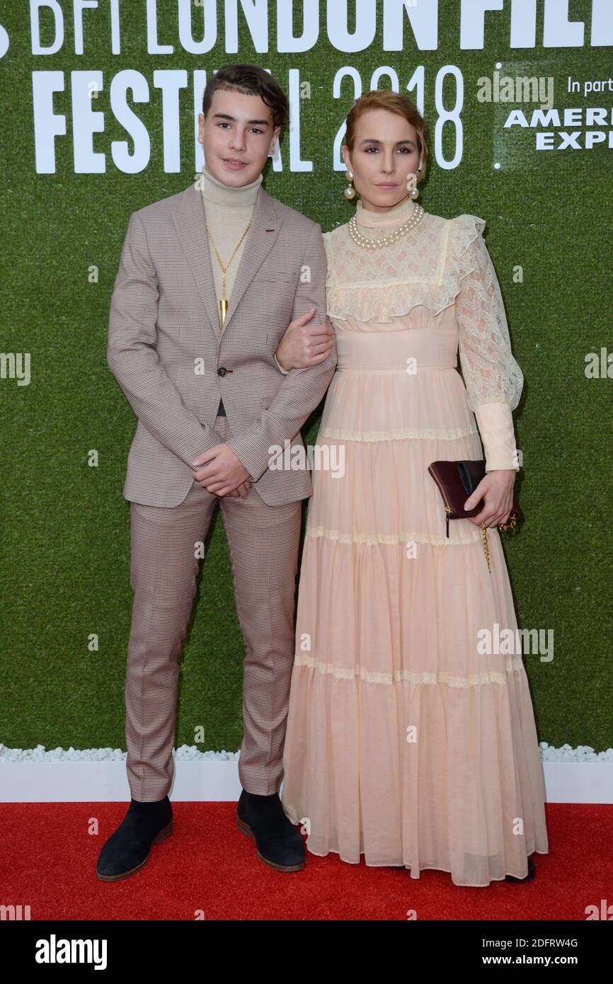 Noomi Rapace and guest attending the Premiere of Roma as part of the ...